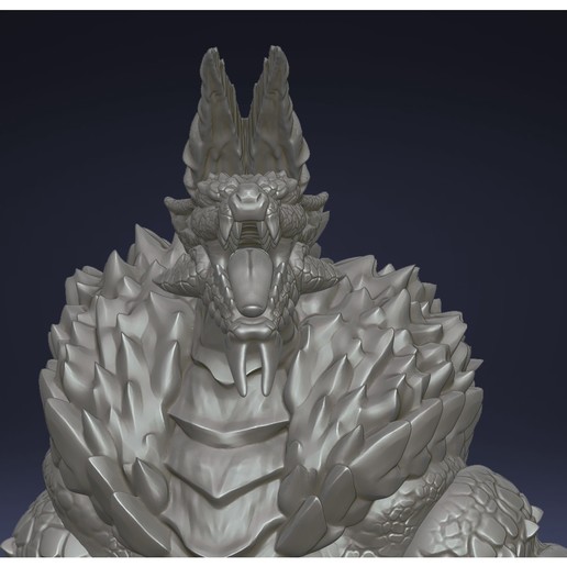 Download 3D printing files Zinogre - Jinouga - Monster Hunter - 3D Fan ...