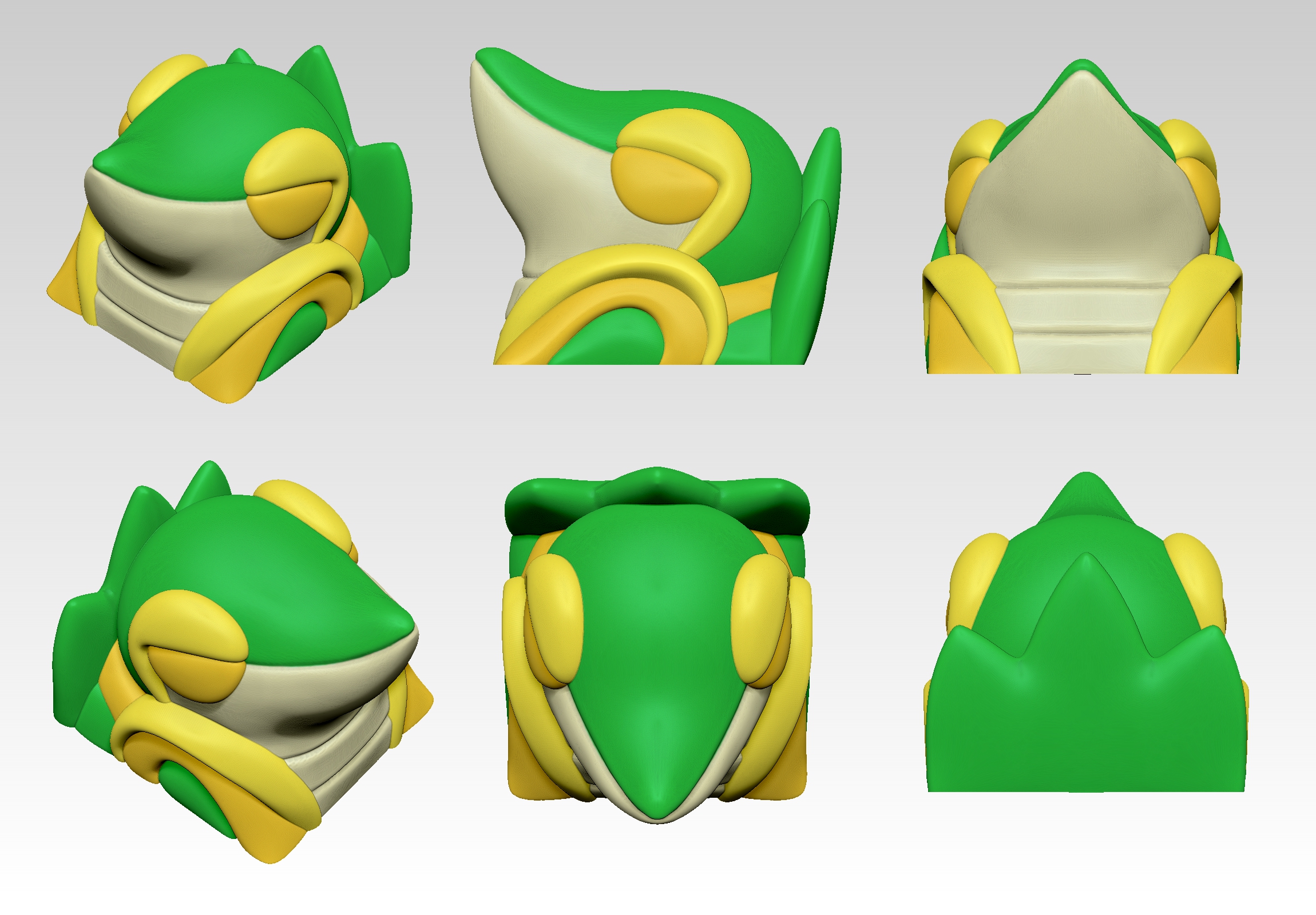 Free STL file SNIVY POKEMON - KEYCAP 3D MECHANICAL KEYBOARD 🐉・3D ...