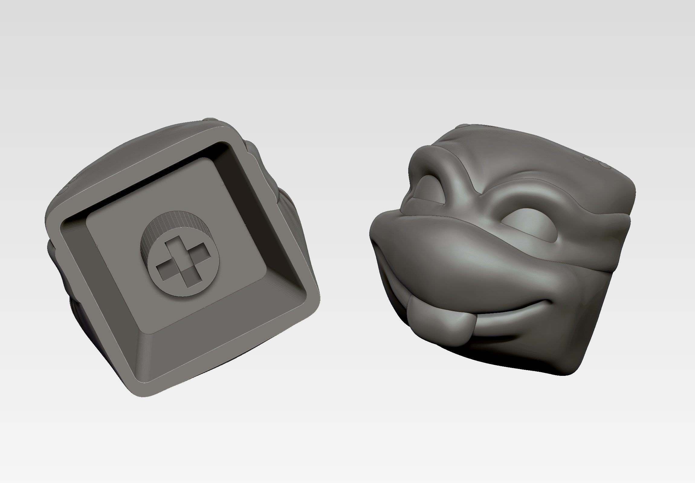 STL file TMNT - KEYCAP 3D MECHANICAL KEYBOARD ⌨️・3D printable model to ...
