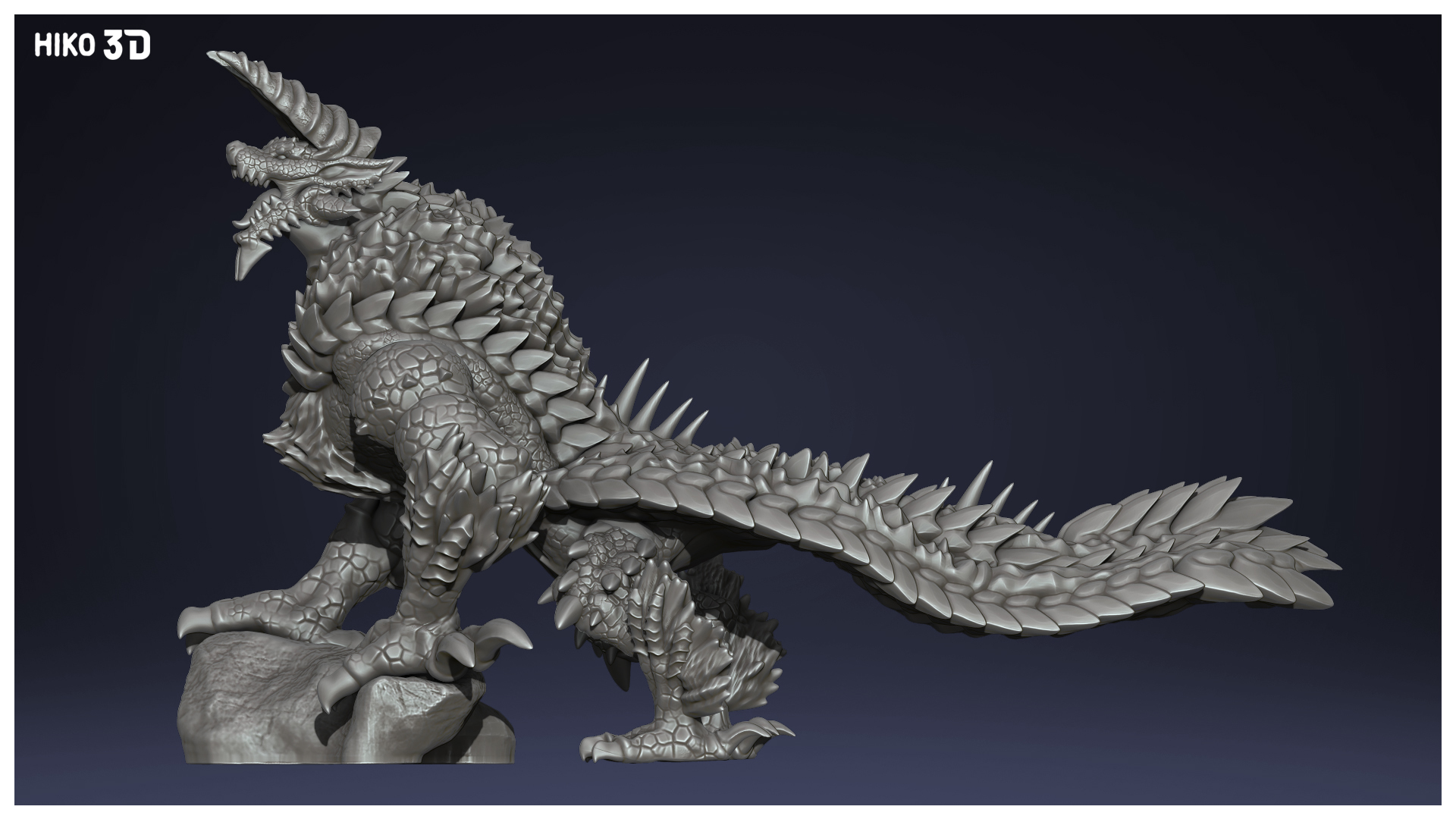 Descargar archivo STL Zinogre - Jinouga - Monster Hunter - 3D Fan Art ...