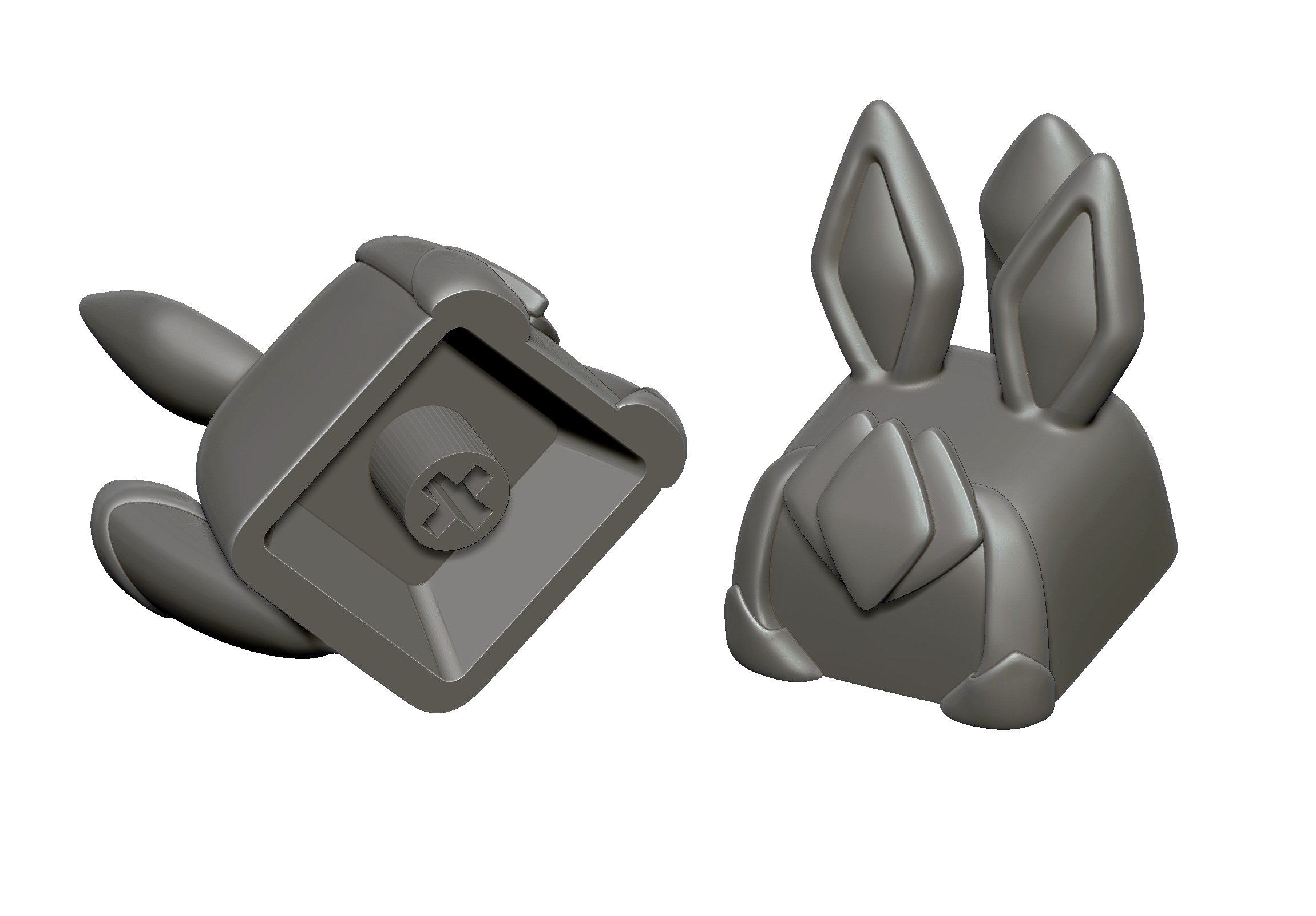 STL file Glaceon Pokemon Keycap - Mechanical Keyboard - Eeveelutions・3D ...
