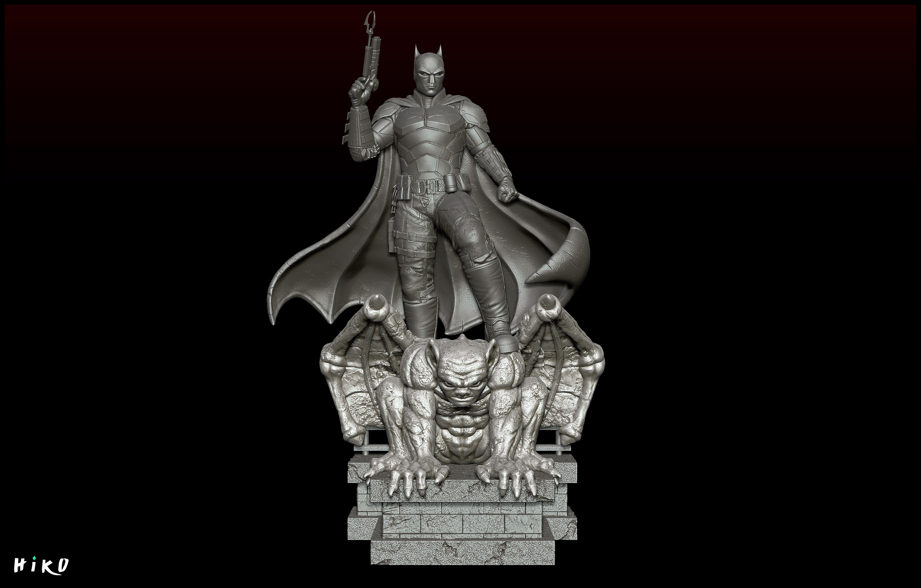 STL file The Batman 2022 - Robert Pattinson STL - 1-6 Scale 3D print model 🃏・3D print design to ...