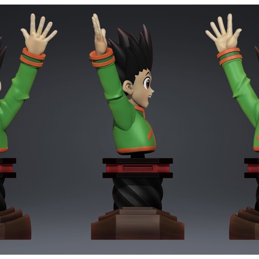 Download STL Gon Freecss - Hunter x Hunter - 3D FanArt - ・ Cults