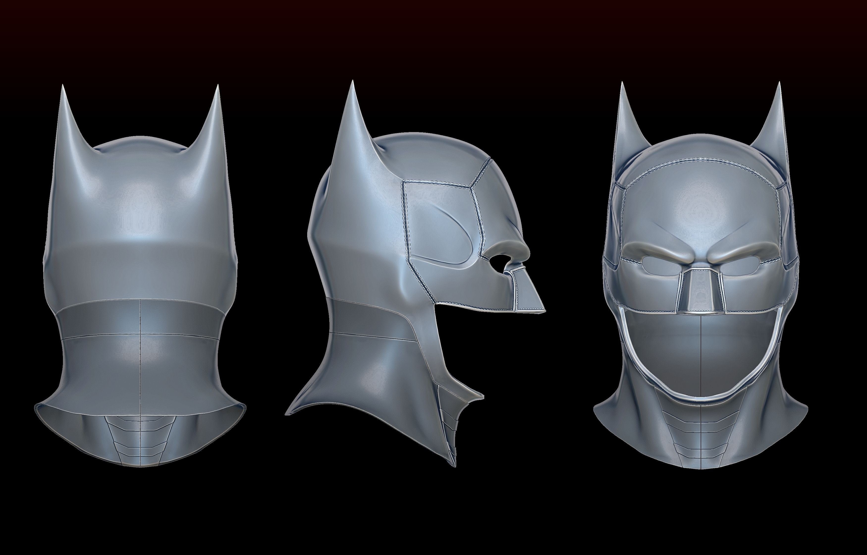 OBJ file The Batman 2022 - Batsuit - Robert Pattinson 🦇・3D printable ...