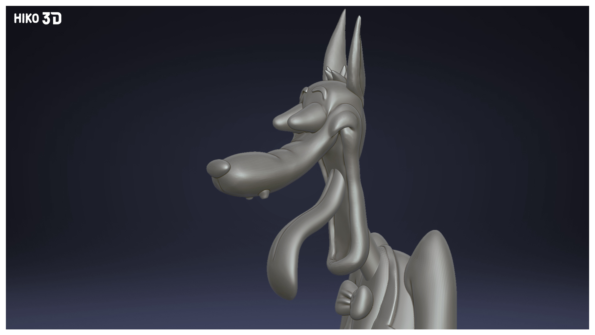 Archivo STL gratuito McWolf Tex Avery Cartoon 🐺・Objeto imprimible en 3D para descargar・Cults