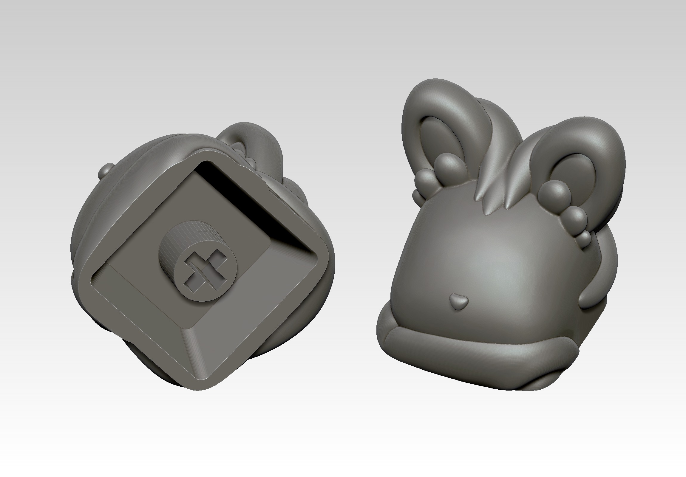 Free STL file CINCCINO POKEMON - KEYCAP 3D MECHANICAL KEYBOARD 🐉・3D print design to download・Cults
