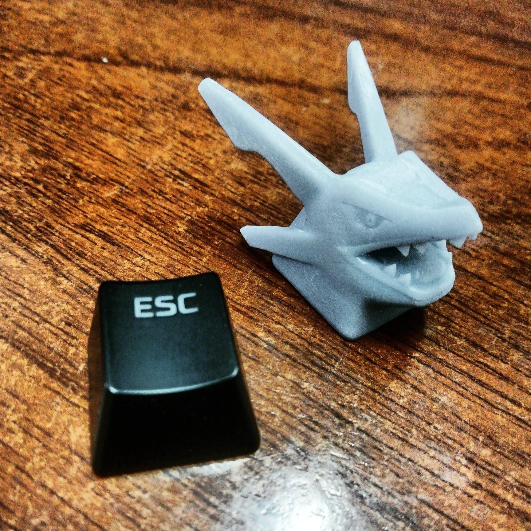 STL file Rayquaza - Keycap 3D for mechanical keyboard - Pokemon・3D ...