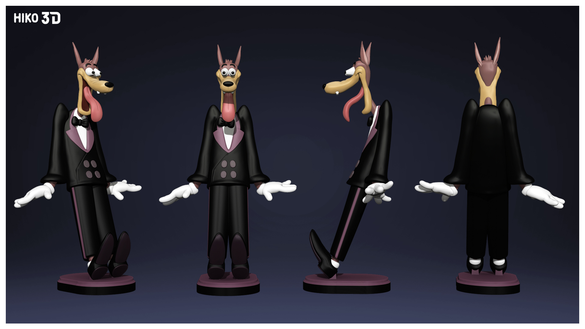 Free STL file McWolf Tex Avery Cartoon 🐺・3D printable object to ...