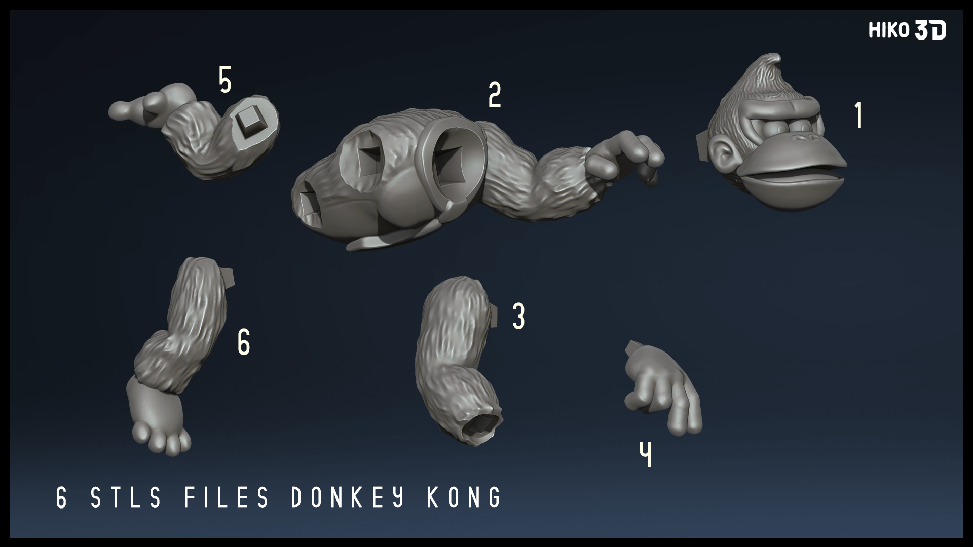 Archivo 3D Shadowbox Donkey Kong - Aquatic Ambiece - 3D Fan Art・Plan de ...