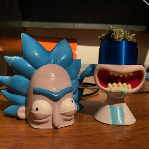 3D print Rick Sanchez Bust • made with ender 3 ・ Cults