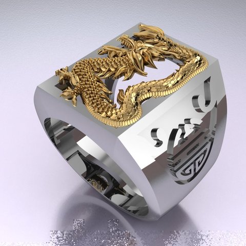 Download 3D printer designs dragon ring ・ Cults