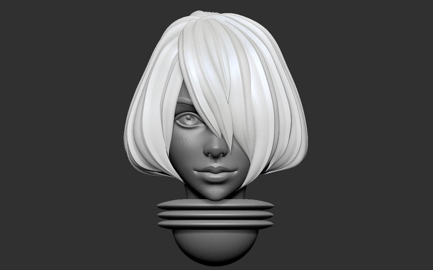 Download STL file Anime set of Adepta Sororitas alternative heads 3D ...