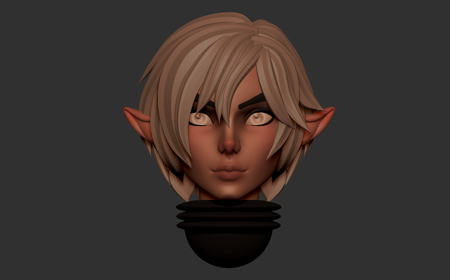 STL file ANIME SET OF SPACE ELF ALTERNATIVE HEADS 3D PRINT・3D printing ...