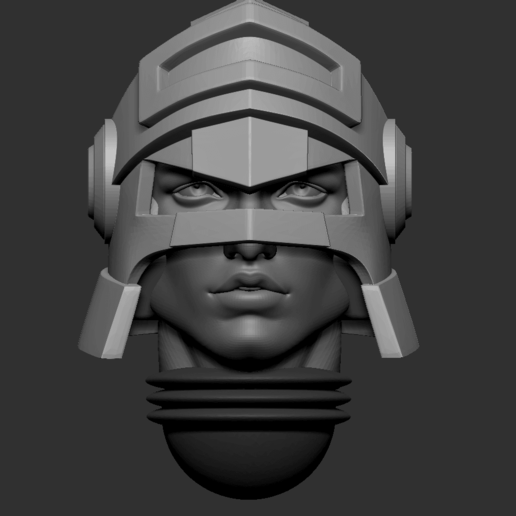 Download OBJ file Adeptus arbites alternative heads 3D print model ...