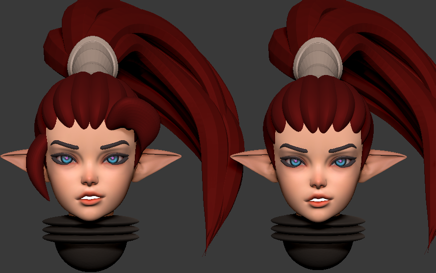 STL file Anime superset of space elves alternative heads 3D print model ...