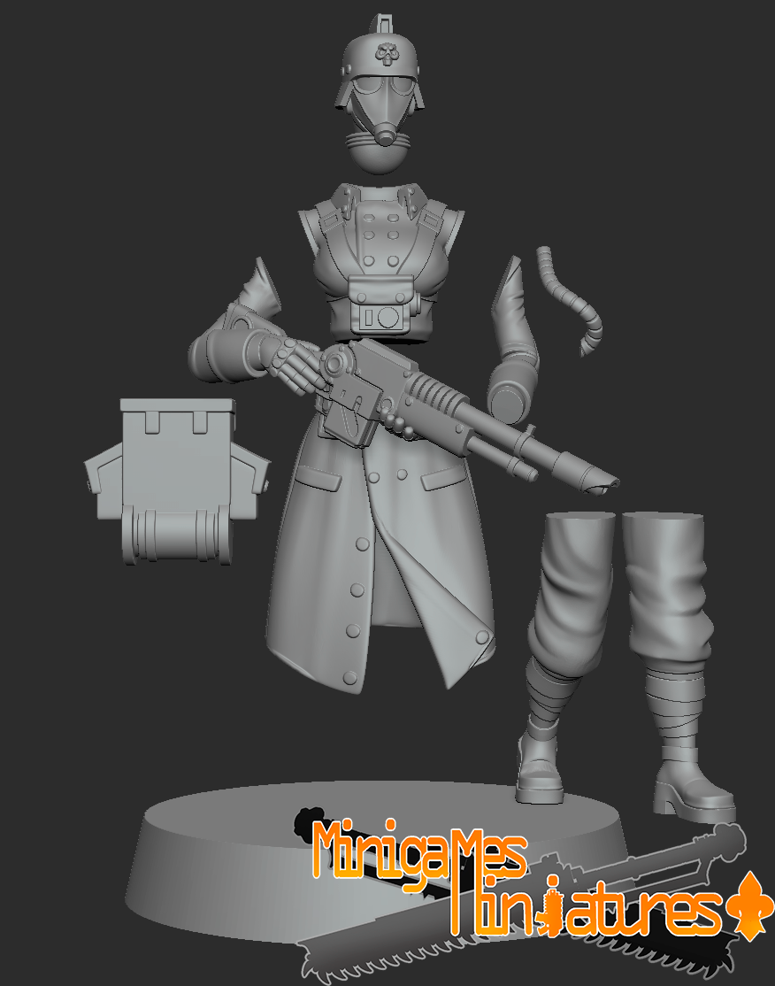 STL file Imperial guardsmen anime figurines・Model to download and 3D ...