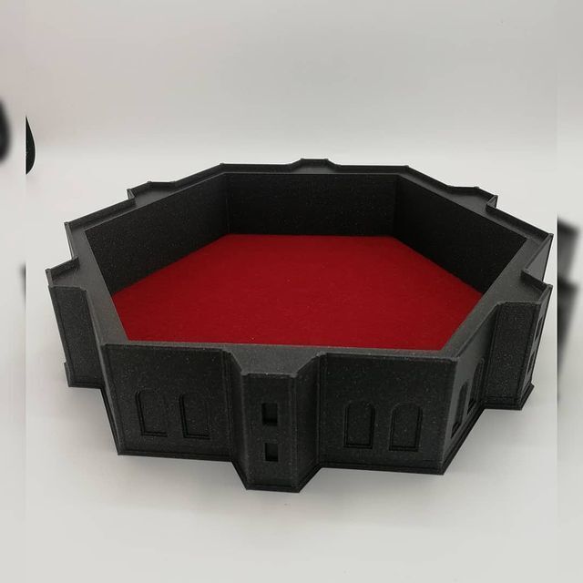 Free STL file Dice Tray - Vampire Castle Style・3D printer model to ...