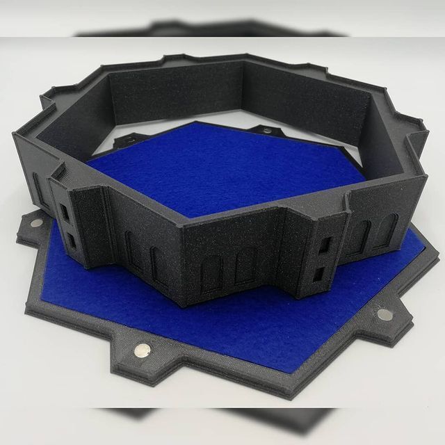 Free STL file Dice Tray - Vampire Castle Style・3D printer model to ...