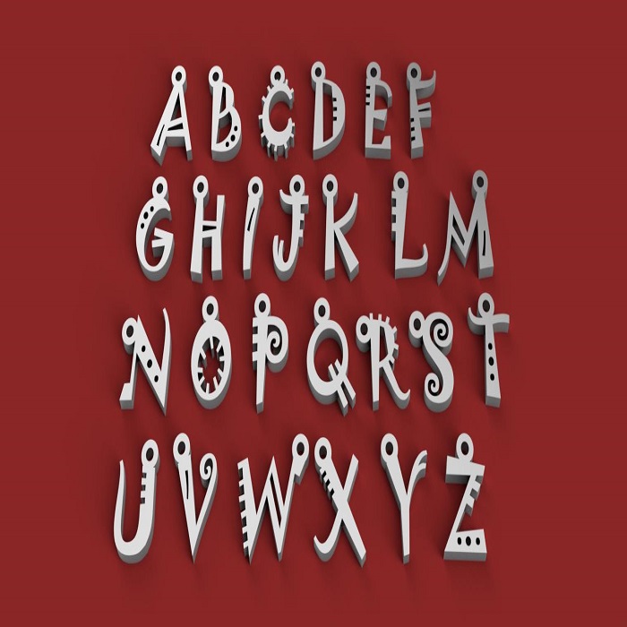 3D file 3d letters for keychain and more・Model to download and 3D print ...