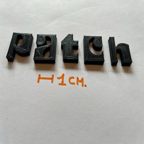 3D file PATCHWORK lowercase 3D letters STL file・3D printable model to ...