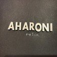 Download 3D printing models AHARONI font uppercase 3D letters STL file ...