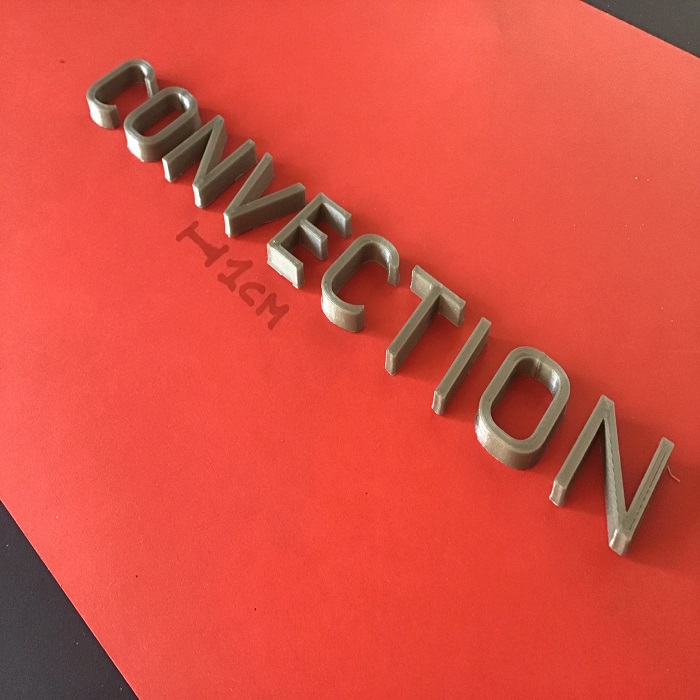 3D-Datei CONVECTION font uppercase 3D letters STL file・Design für 3D ...