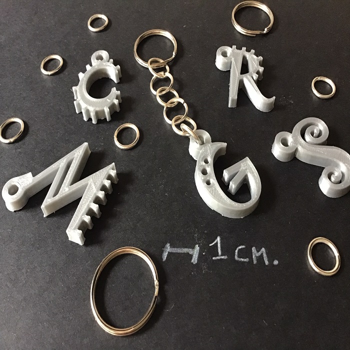 3D file 3d letters for keychain and more・Model to download and 3D print ...