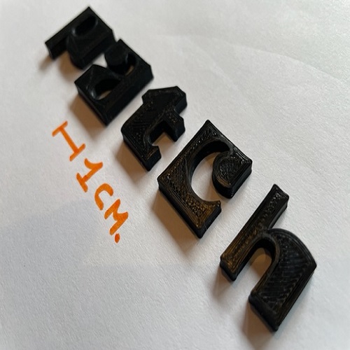 3D file PATCHWORK lowercase 3D letters STL file・3D printable model to ...