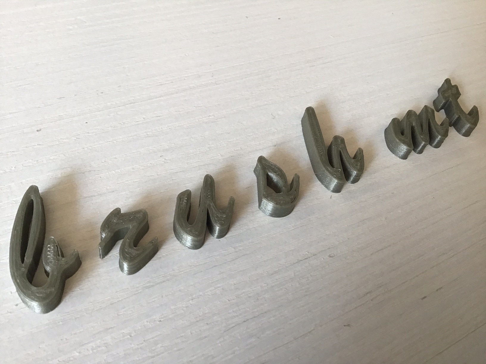 3D file BRUSH MT Font lowercase 3D letters STL file・3D printable model ...