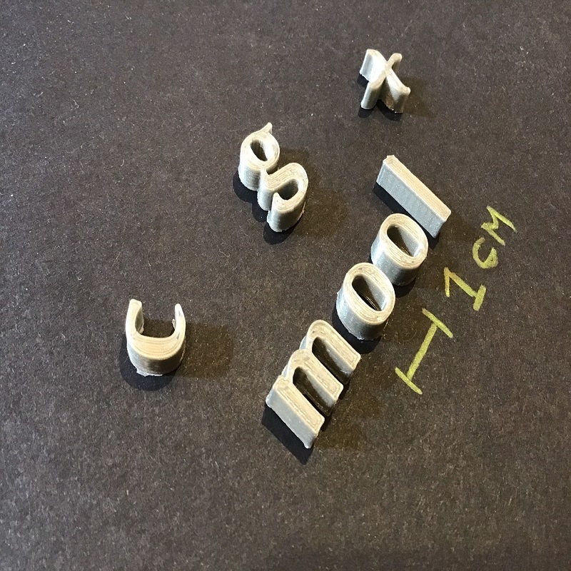 3D file MOOL Font lowercase 3D letters STL file・3D printing template to ...