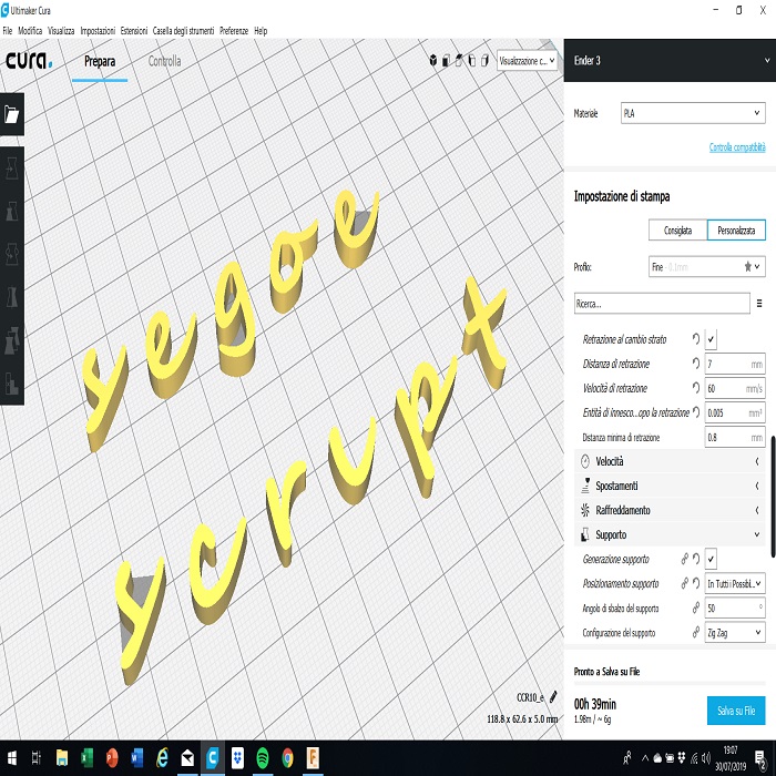 3D file SEGOE SCRIPT font lowercase 3D letters STL file・3D printer ...