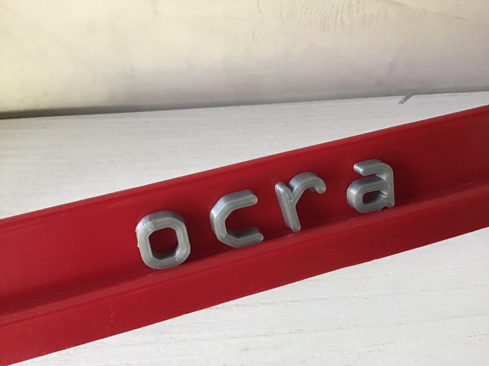 3D-Datei OCRA font lowercase STL file 📁・Vorlage für 3D-Druck zum herunterladen・Cults