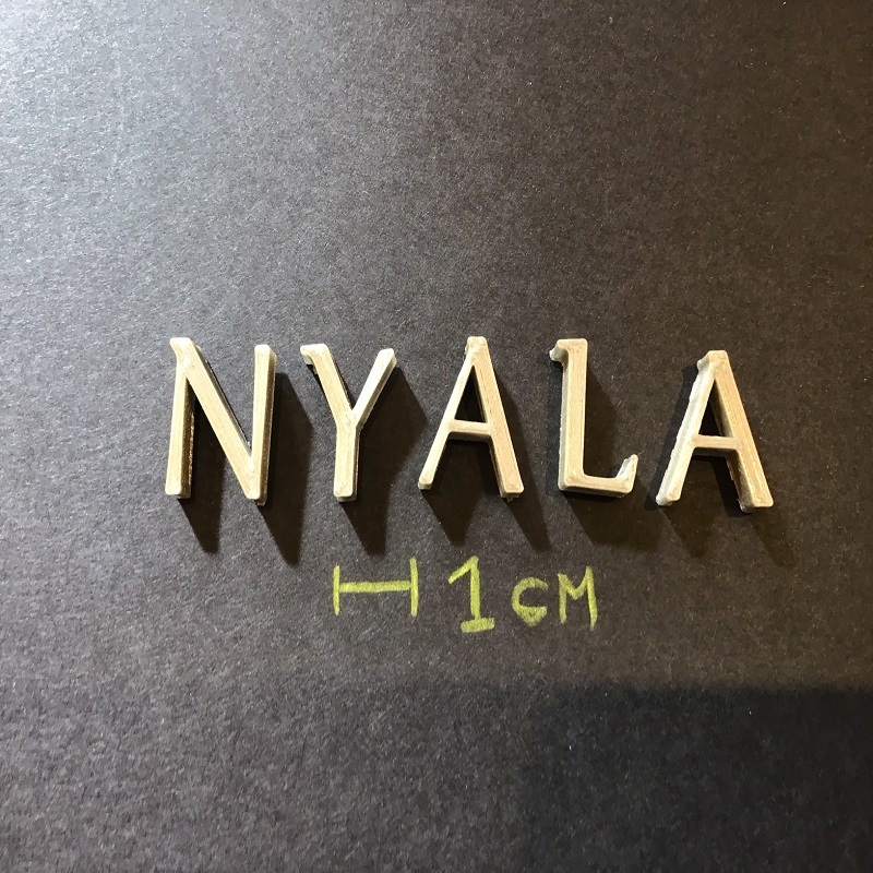 Archivo 3D Letras mayúsculas de NYALA letras 3D archivo STL・Diseño ...