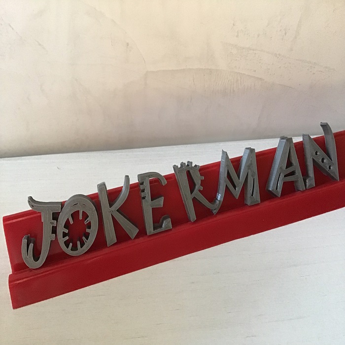 Archivo 3D JOKERMAN fuente mayúscula letras 3D archivo STL・Plan para ...