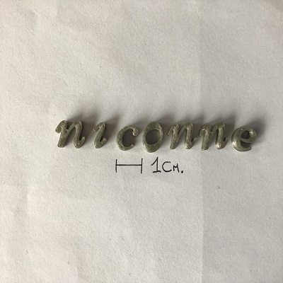3D file NICONNE lowercase 3D letters STL file 📁・3D print design to ...