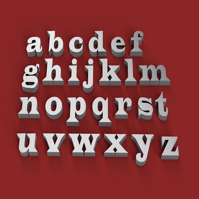 Model 3d Letters