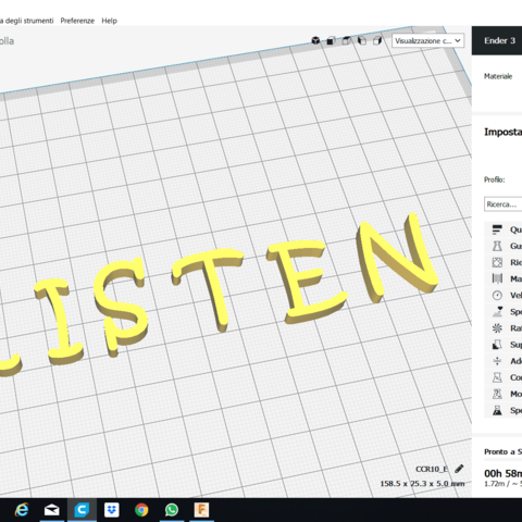 Download 3D printing templates KRISTEN font uppercase 3D letters STL ...