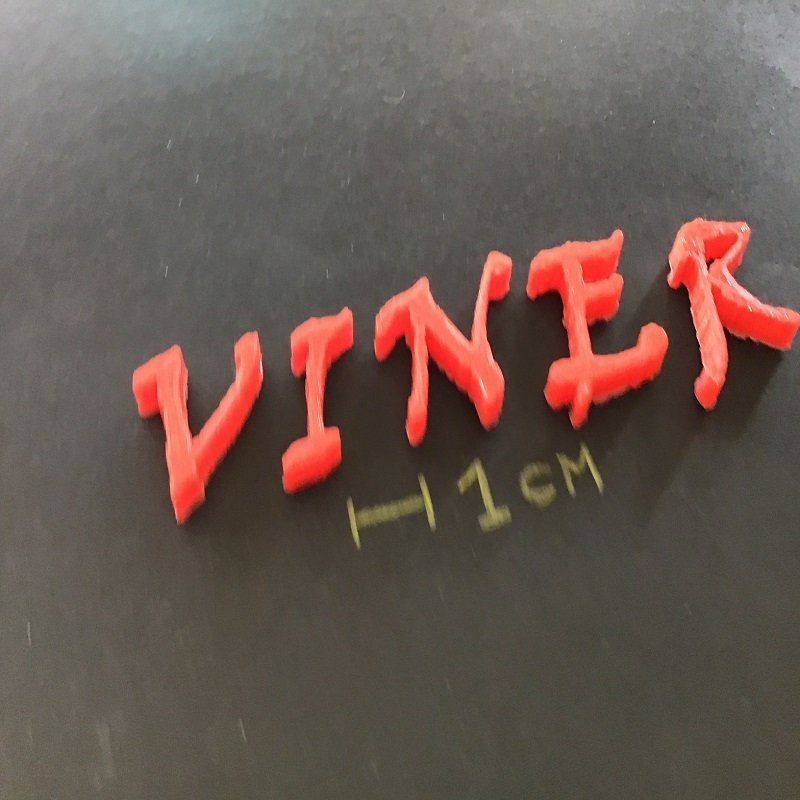 3D file VINER Font 3D letters STL file・3D printing template to download ...