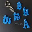 Download 3D printing designs 3d letters for keychain and more ・ Cults