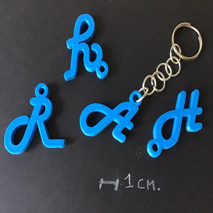 3D file 3d letters for keychain and more・Model to download and 3D print ...