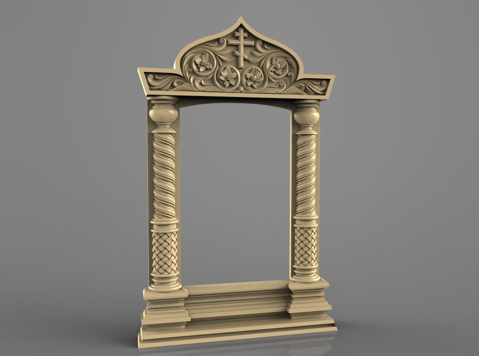 Free STL file Religious frame cnc art router・Template to download and ...