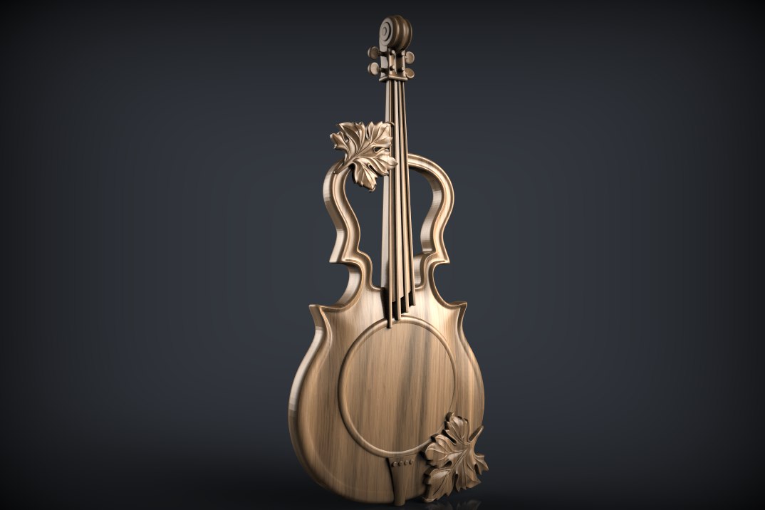 Free STL file Violin cnc router art・3D printing idea to download・Cults