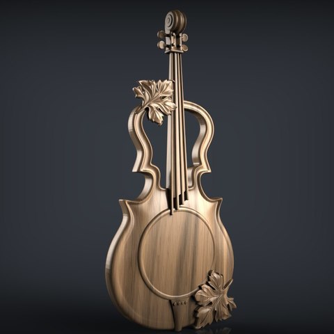 Download free STL file Violin cnc router art • 3D printer model ・ Cults