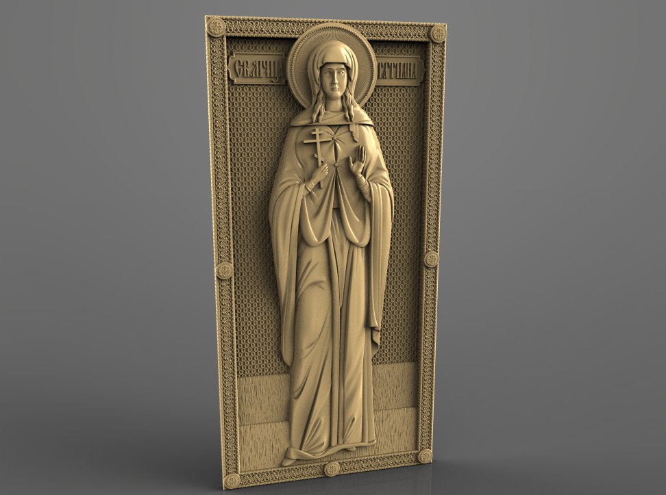 Archivo STL gratis saint cnc router art christian catholic・Diseño por ...