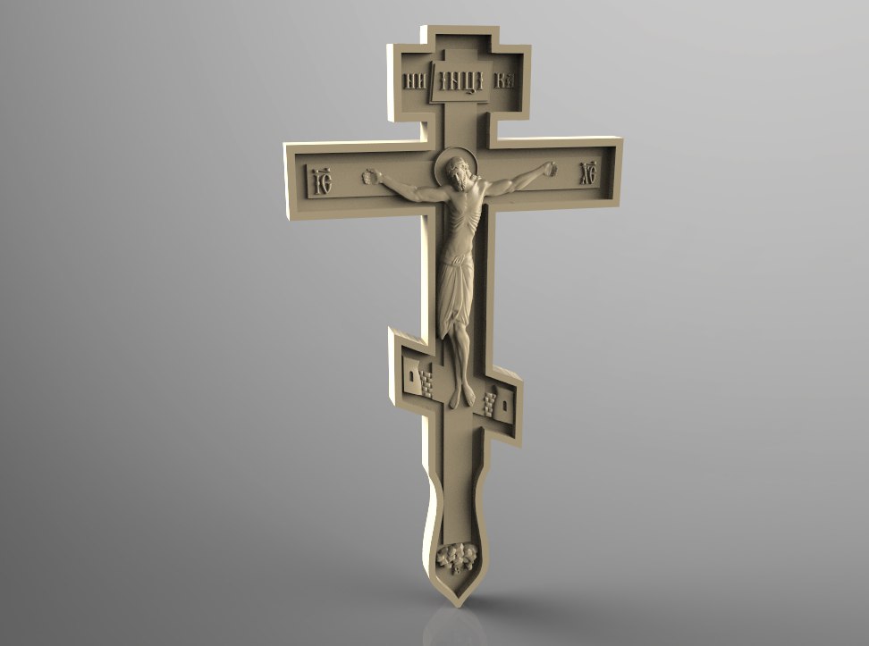 Free STL file Religious frame cnc art router cross jesus christ・3D ...