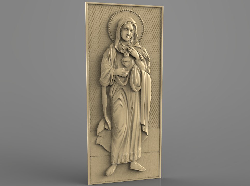 Free STL file Religious frame cnc art router 🖼️・Template to download ...