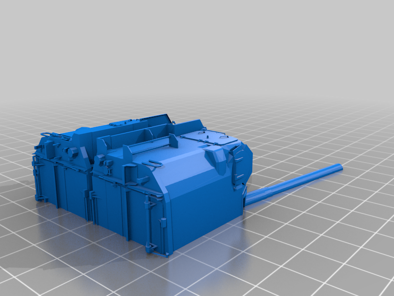 STL file M55 USA Mobile Artillery Easy Print・Model to download and 3D ...