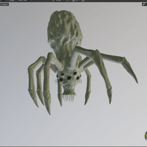 Download free STL file kry-knah (big scary space spiders from Starwars ...