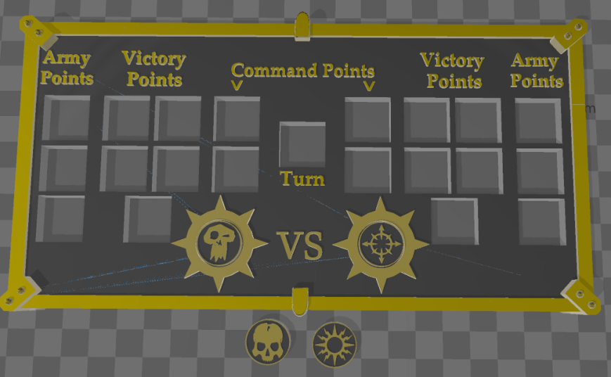 Free STL file Age of Sigmar 3.0 Score Tracker for 2 players w/16mm dice ...