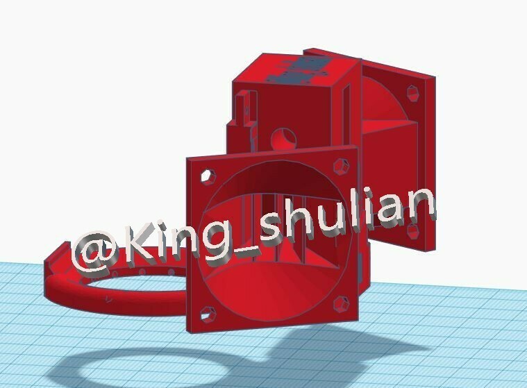 Free 3D file Double fan 40mm + Dial Comparator Mount 🔧・3D print design ...